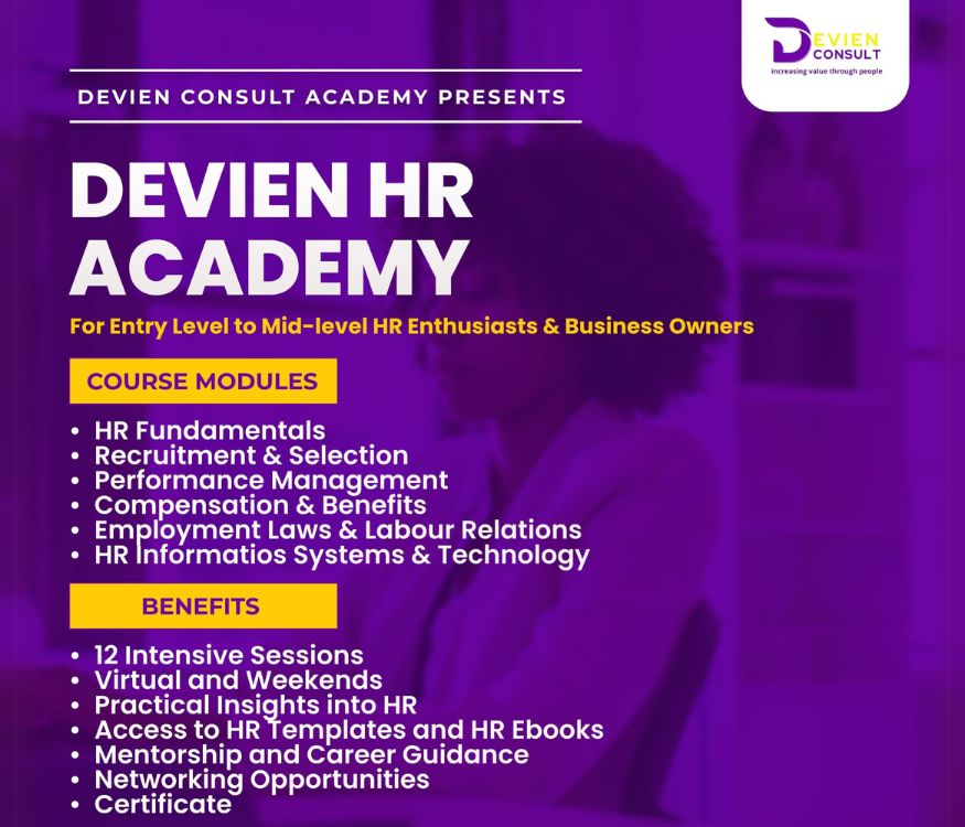 Devien Academy || Devien Consult - Your Trusted HR Partner, Empowering Organizational Excellence.